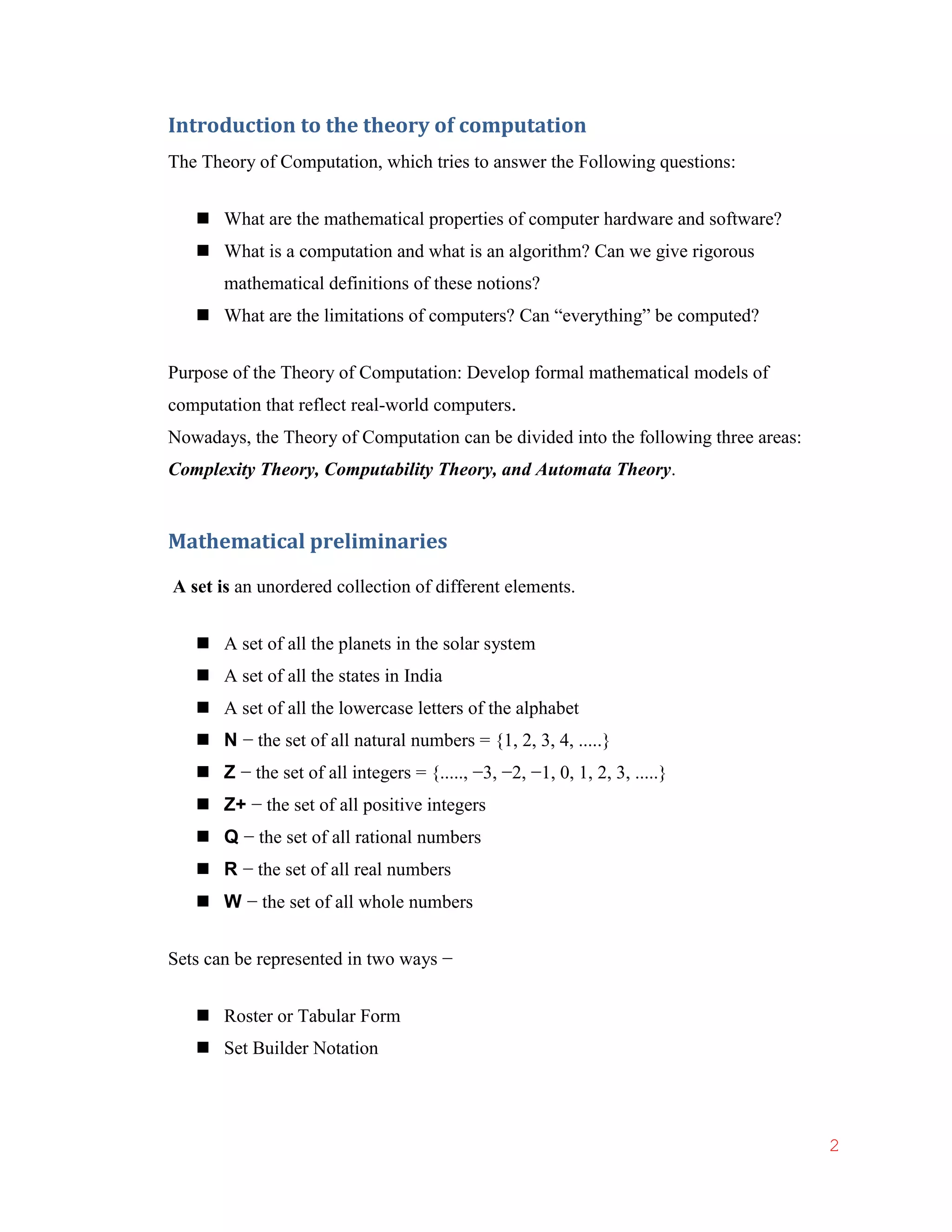 Theory of computation | PDF