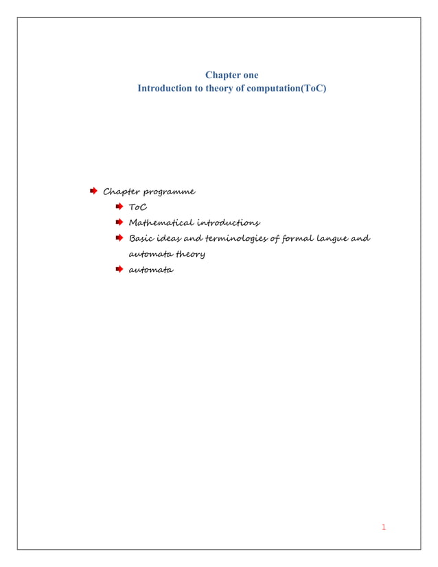 Theory of computation | PDF