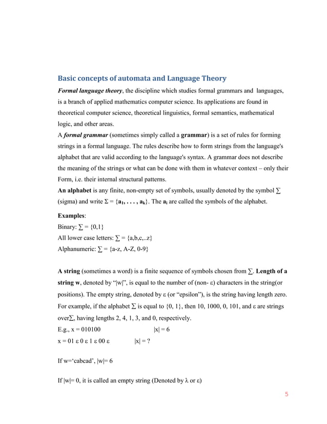 Theory of computation | PDF