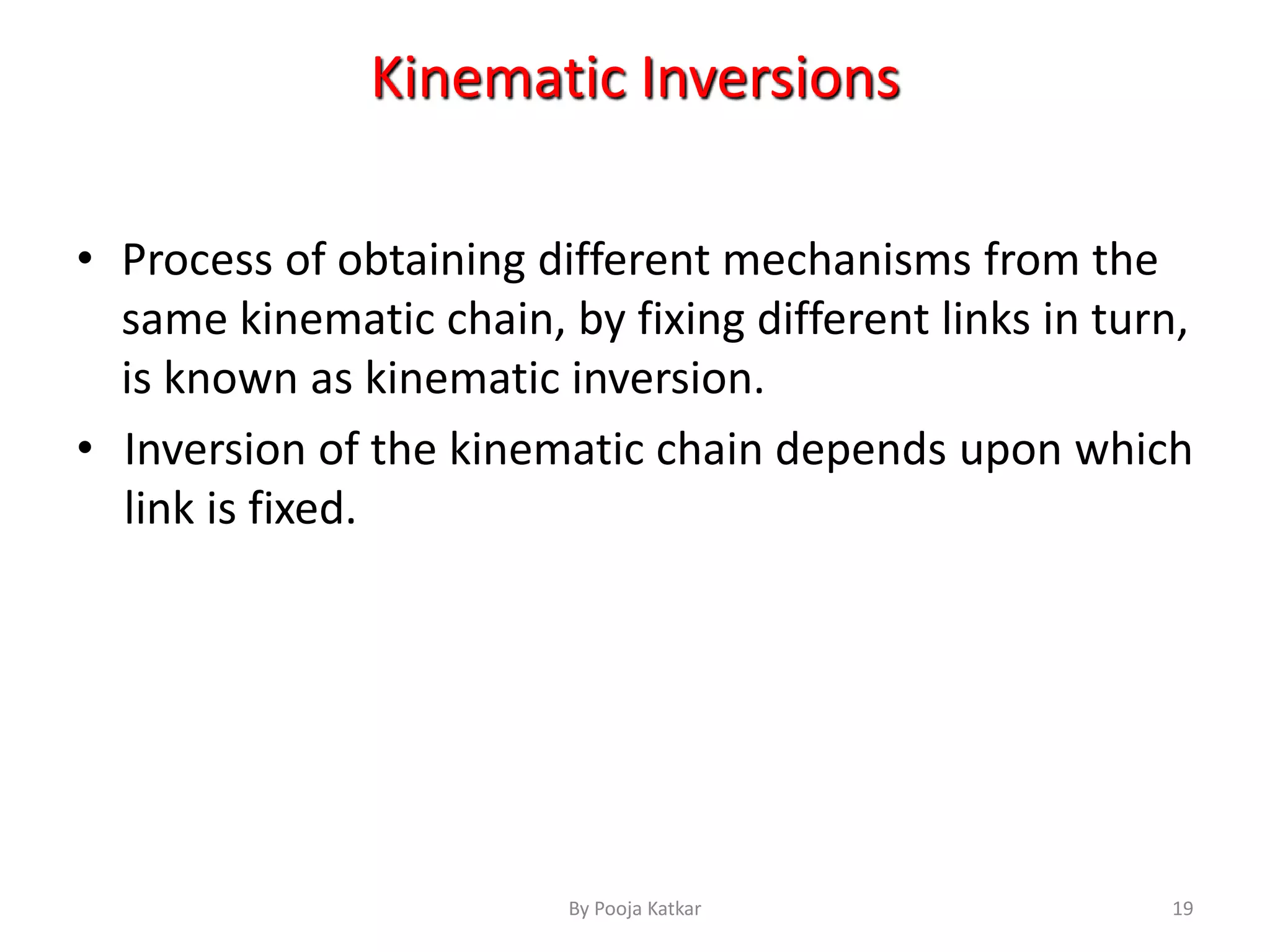Ch 1 fundamentals and types of mechanisms | PPTX