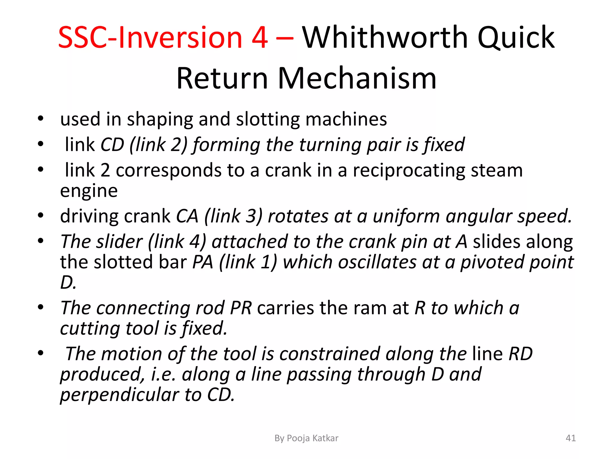 Ch 1 fundamentals and types of mechanisms | PPTX