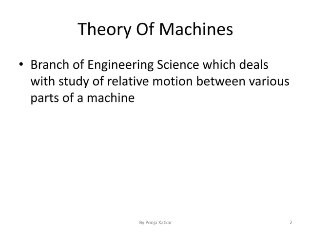 Ch 1 fundamentals and types of mechanisms | PPT
