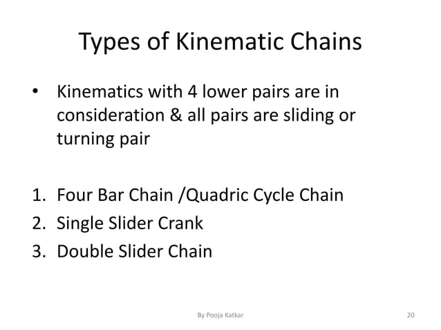 Ch 1 fundamentals and types of mechanisms | PPTX