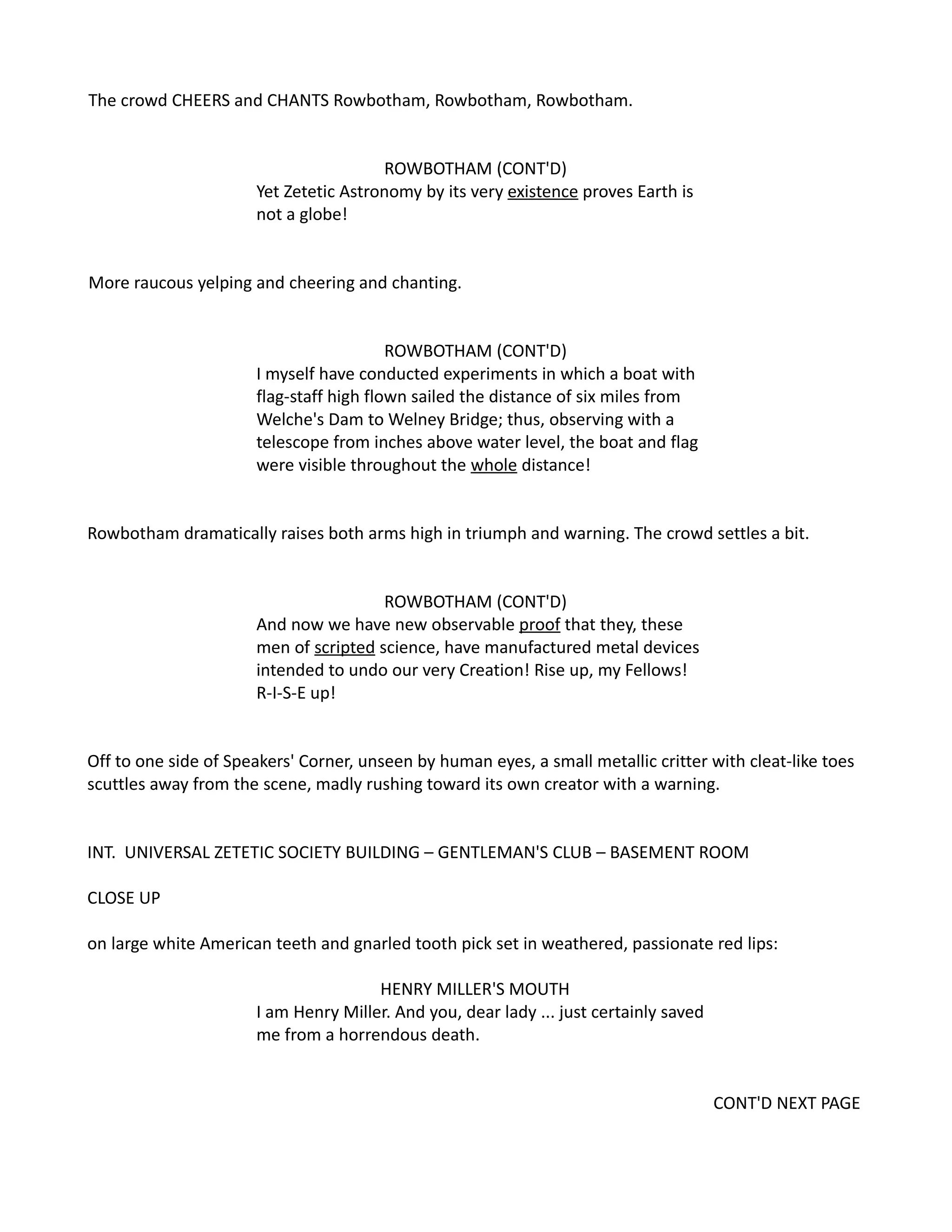 Short screenplay written in 2010 | PDF