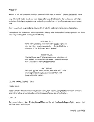 Short screenplay written in 2010 | PDF