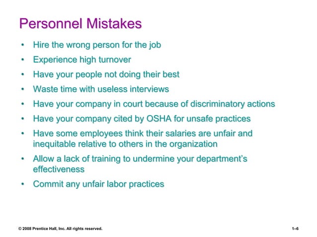 Ch1 Human recourse management gary dessler.ppt | Human Resources | Business