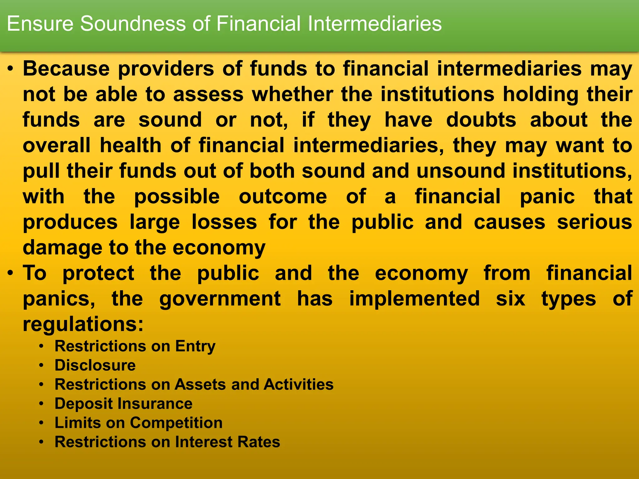 Financial Institution Ch 1 III financial regulation (2).pptx ...