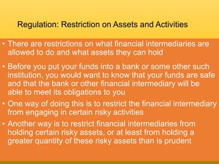 Financial Institution Ch 1 III financial regulation (2).pptx ...