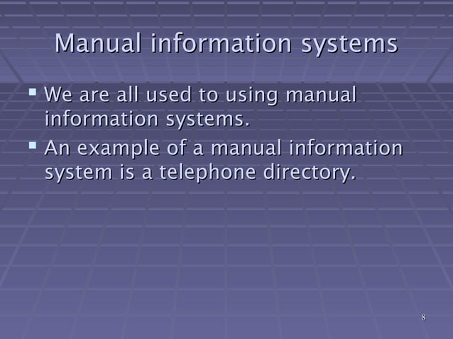 Ch 1 information system | PPT