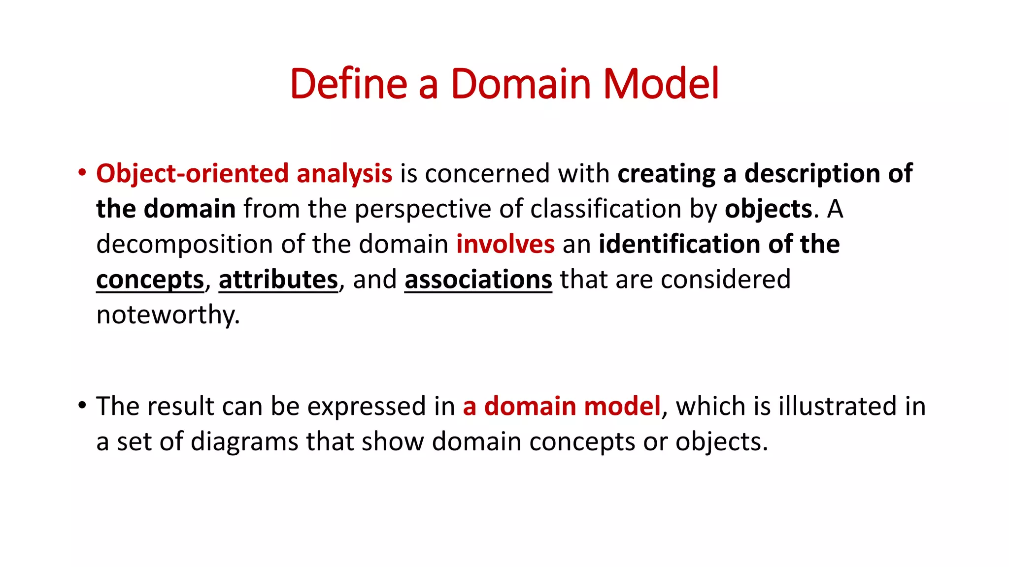 Introduction to object-oriented analysis and design (OOA/D) | PPTX