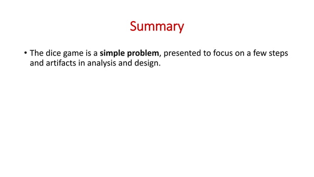 Introduction To Object Oriented Analysis And Design Ooa D Pptx