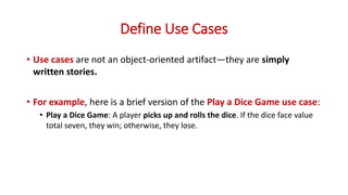 Introduction to object-oriented analysis and design (OOA/D) | PPTX