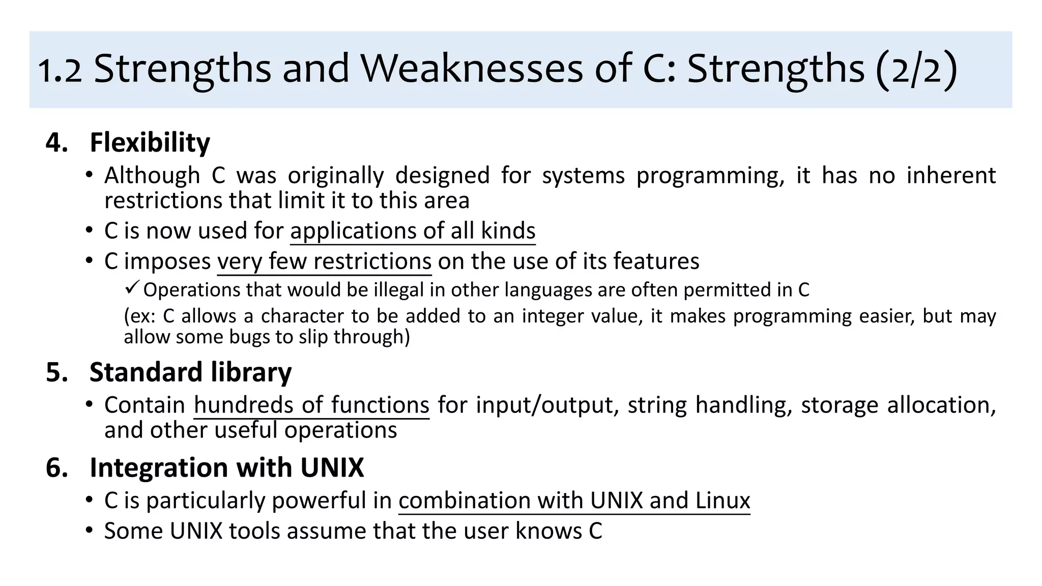 Ch1 Introducing C | PPT