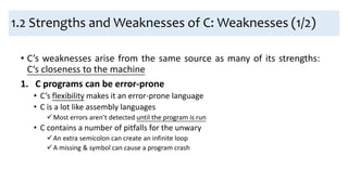 Ch1 Introducing C | PPT
