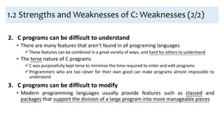 Ch1 Introducing C | PPT