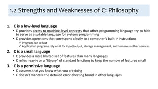 Ch1 Introducing C | PPT