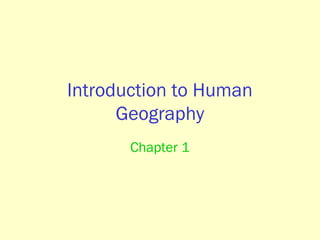 Unit 1 - Geography: Its Nature and Perspectives | PPT