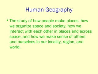 Unit 1 - Geography: Its Nature and Perspectives | PPT