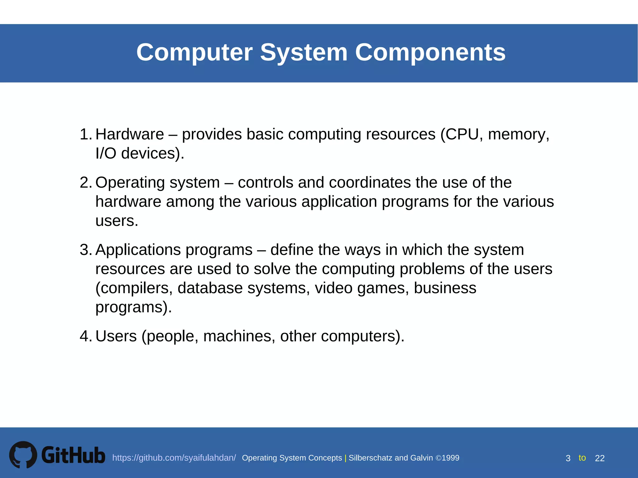 Operating System-Ch1 introduction | PPT