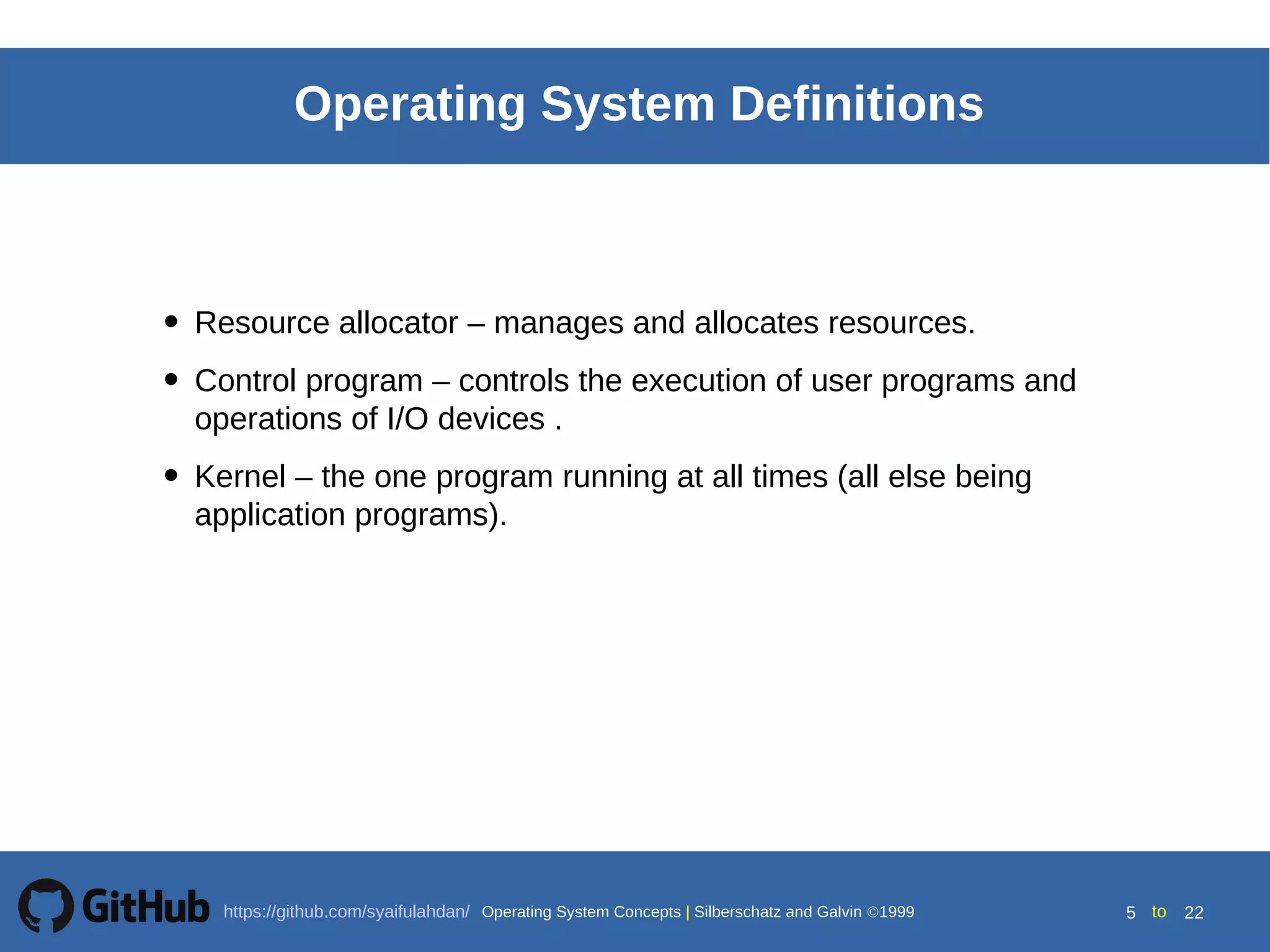 Operating System-Ch1 introduction | PPT