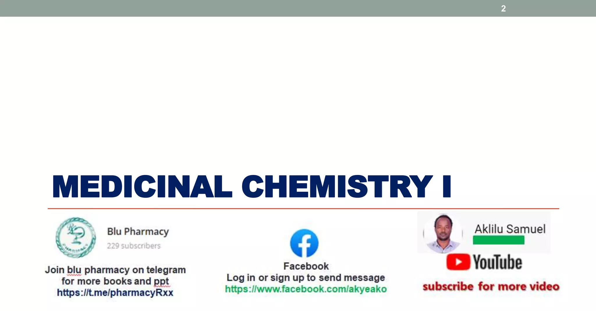Ch1 introduction to medicinal chemistry | PPTX