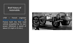 Introduction to automobile | PPTX