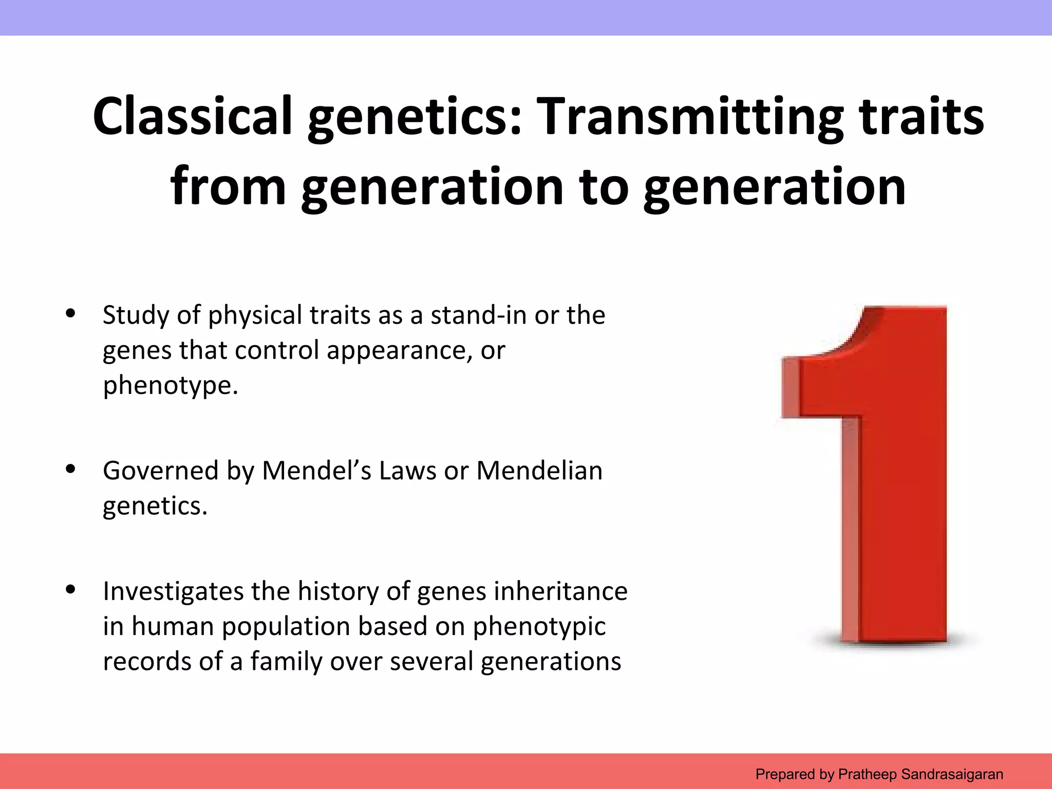 Ch1 introduction to genetics | PPT