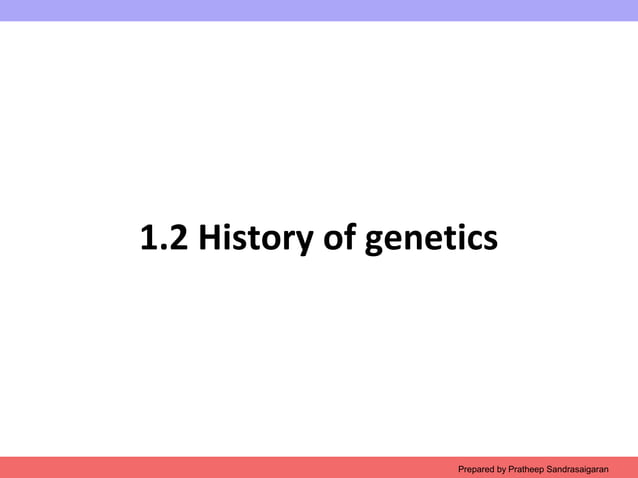 Ch1 introduction to genetics | PPT