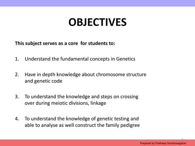 Topic 1_introduction to genetics | PDF