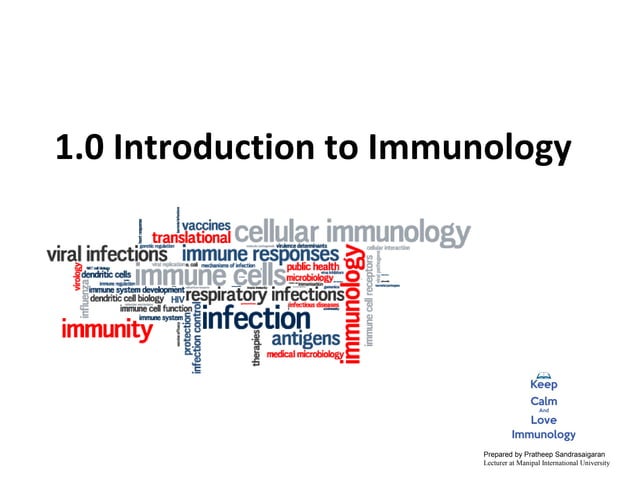 Introduction to immunology | PPT | Infectious Diseases | Diseases and Conditions