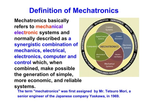 ch1 introduction to mechatronics.pdf | Robotics | Technology & Computing