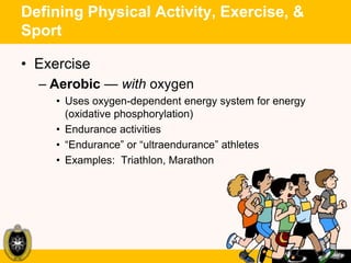 NDD30503: NUTRITION FOR SPORTS AND EXERCISE | PPTX