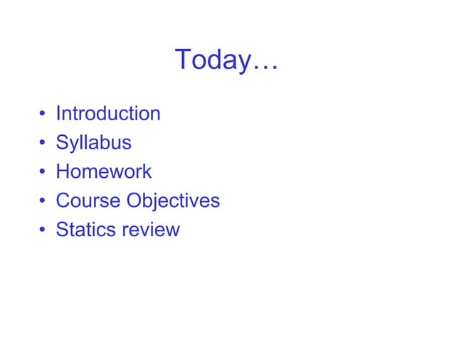 Ch1 intro&statics | PPT