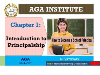 CHAPTER 1 Introduction to Principalship.pptx