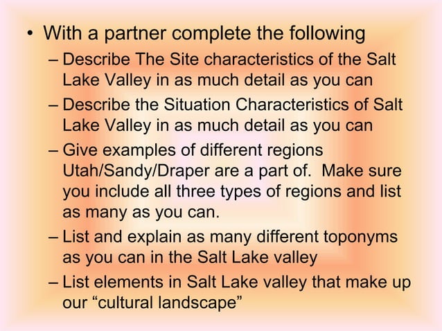 Ch 1, key issue 2 | PPT