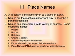 Ch 1, key issue 2 | PPT