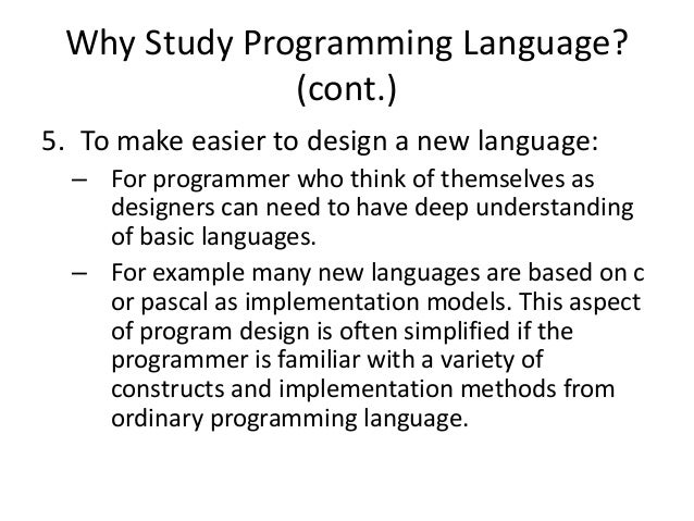 Ch1 language design issue