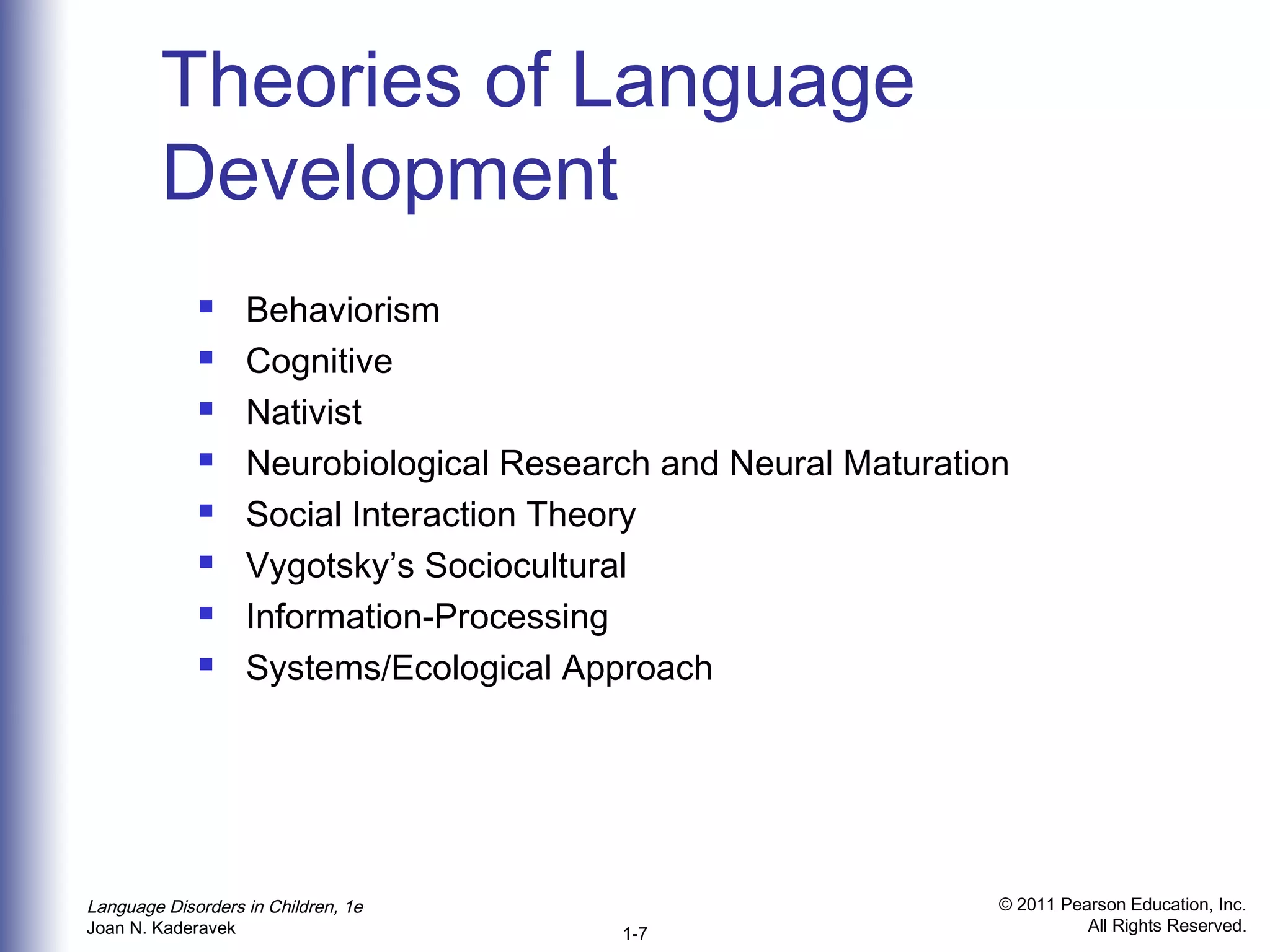 Ch 1 language theory and language development | PPT | Brain and Nervous System Disorders ...
