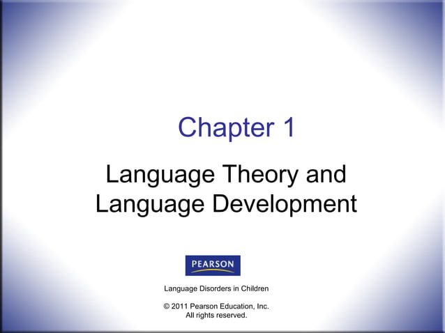 Ch 1 language theory and language development | PPT | Brain and Nervous ...