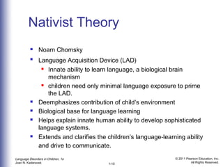 Ch 1 language theory and language development | PPT