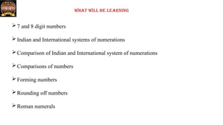 CH 1 Large Numbers power point presentation | PPTX