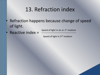 Ch 1 light and sight | PPT
