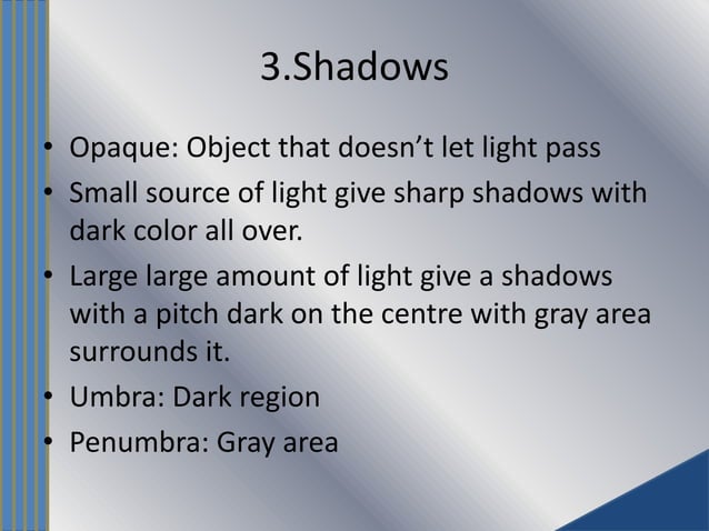 Ch 1 light and sight | PPTX