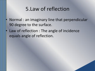 Ch 1 light and sight | PPTX