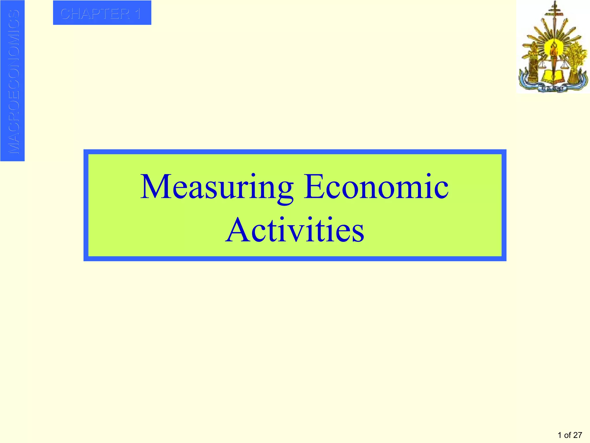 Ch1 measuring economic activities | PPT
