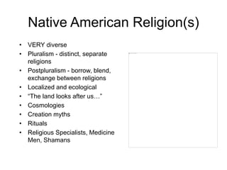 Ch 1 native american religion | PPT