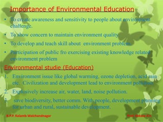Ch 1 nature of environmental studies | PPTX