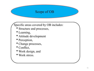 ORGANIZTION BEHAVIOR and introduction to organization behavior | PPT