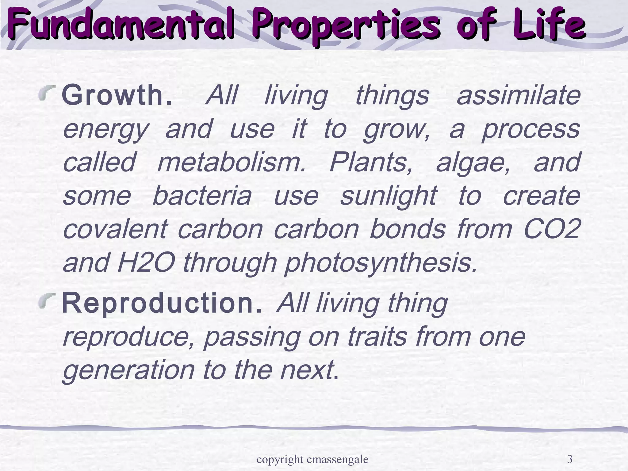 Biology:Origins of Life | PPT