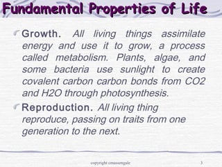 Biology:Origins of Life | PPT